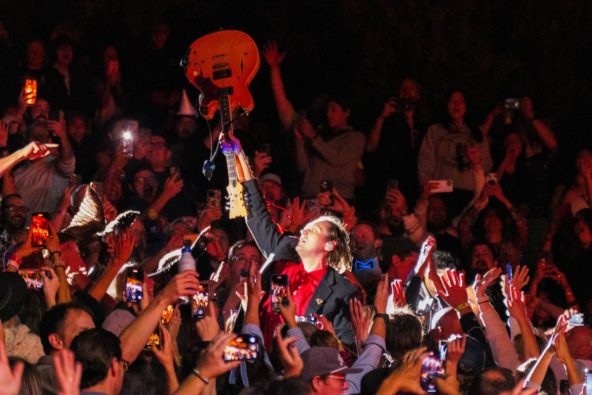 Win Butler of Arcade Fire at Red Rocks Amphitheater 2024 – STEVE ...