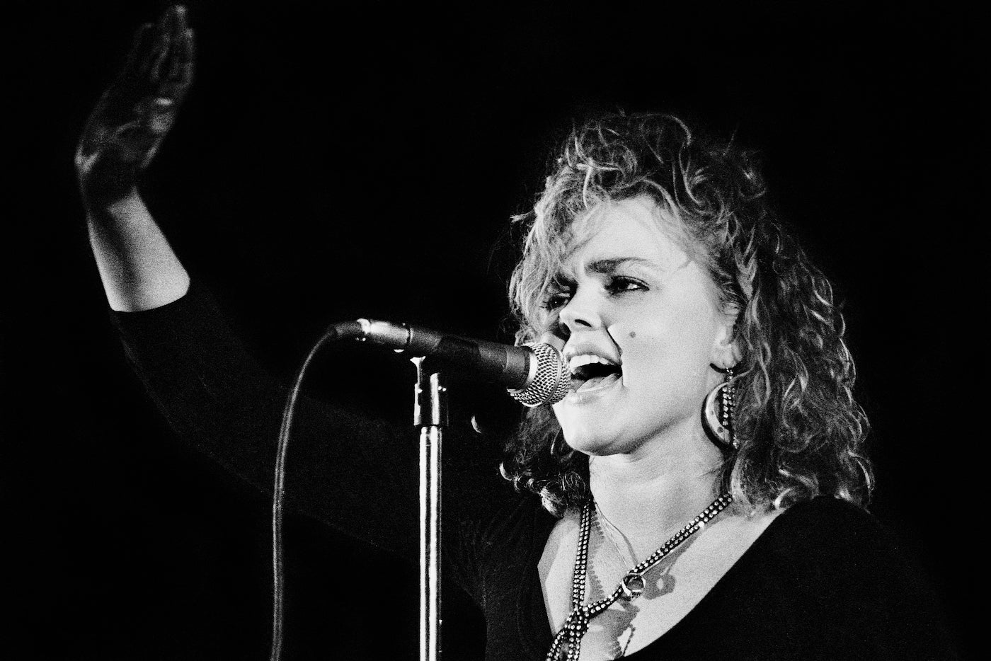 Belinda Carlisle of The Go-Go's at the Hammersmith Palais 1982
