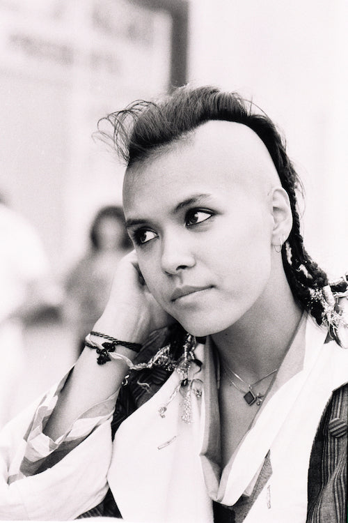 Annabella Lwin of Bow Wow Wow in Hollywood 1982 – STEVE RAPPORT PHOTOGRAPHY