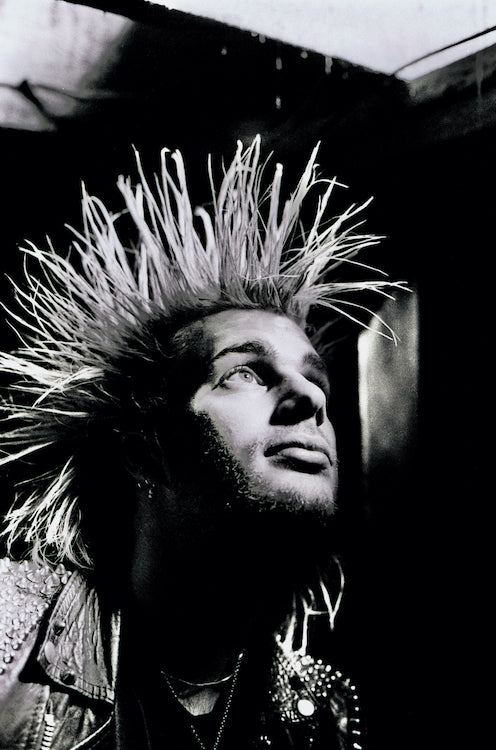 Colin Abrahall of GBH 1982