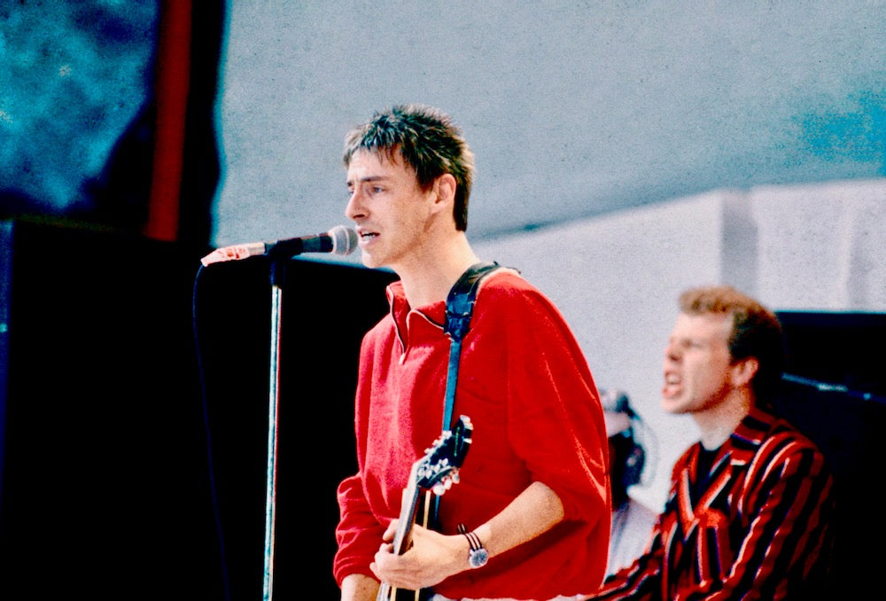 Paul Weller and Mick Talbot of The Style Council at Live Aid 1985 ...