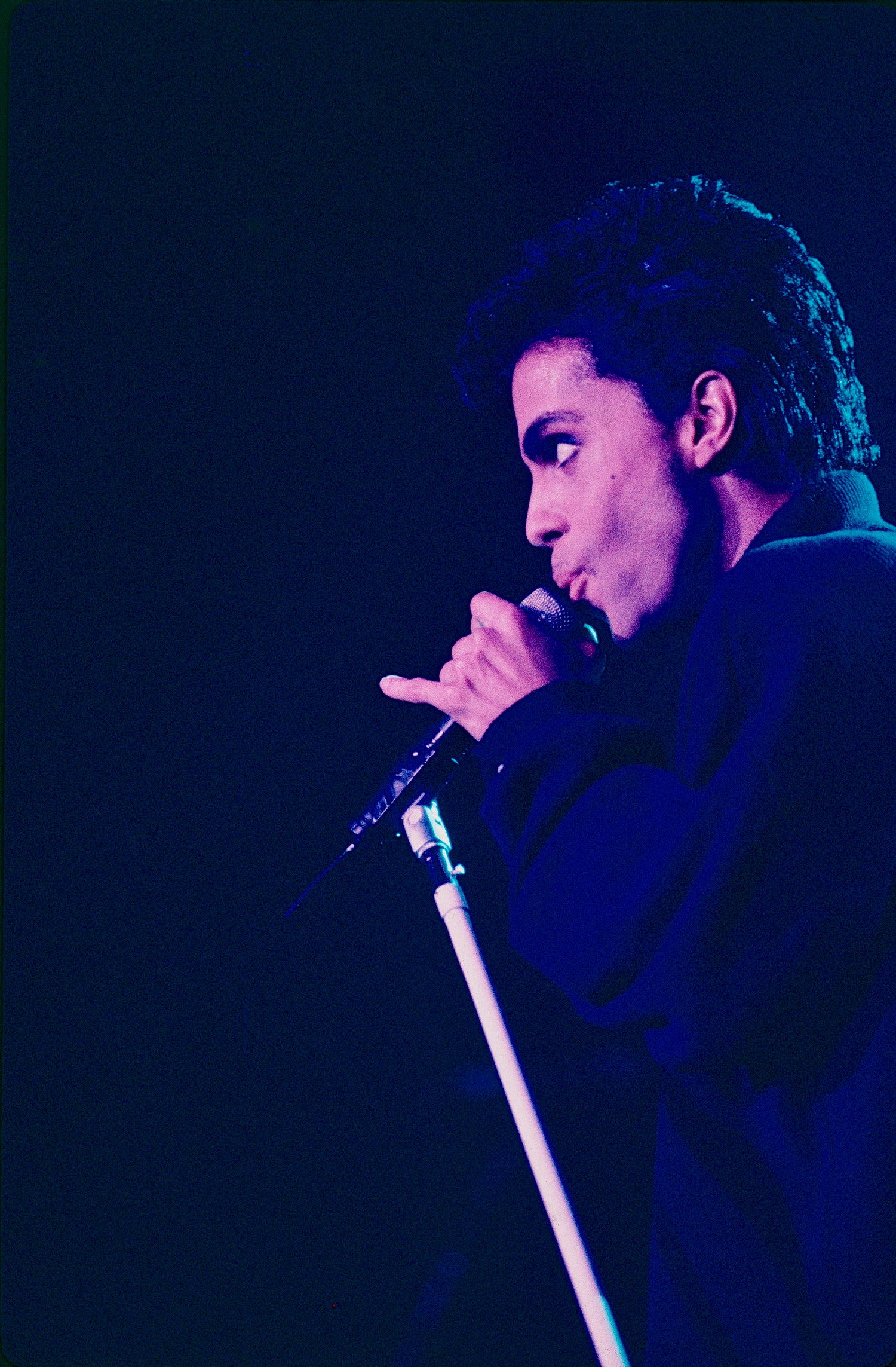 Prince at Wembley Arena on the Parade Tour 1986 – STEVE RAPPORT PHOTOGRAPHY