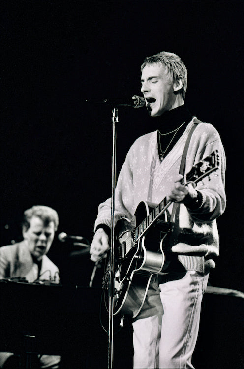 Paul Weller & Mick Talbot of The Style Council on the Red Wedge Tour 1986