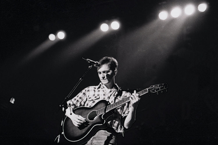 Paddy McAloon of Prefab Sprout on the Red Wedge Tour at Newcastle City ...